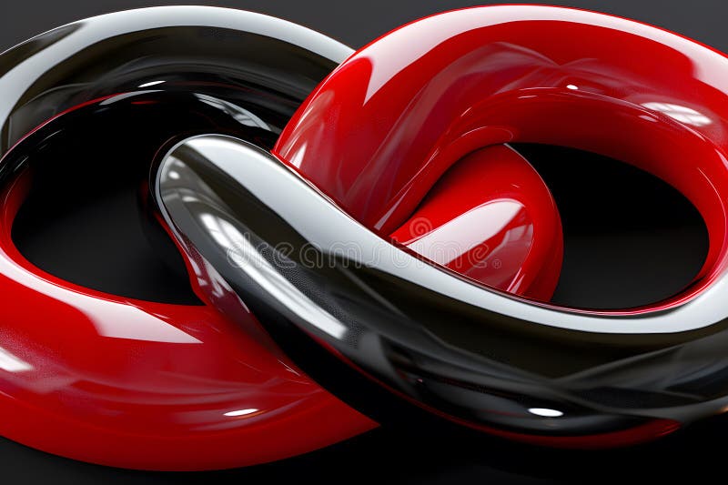 Abstract Red and Black 3d Rendring High Quality Photo Stock Photo ...