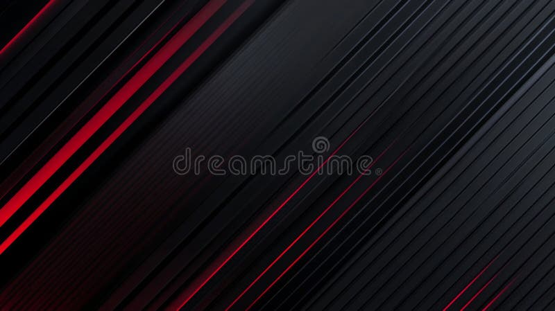 Abstract Red and Black Diagonal Lines Background Stock Illustration ...