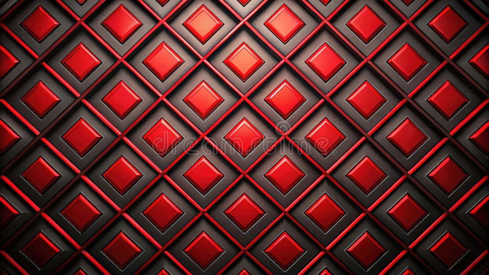 Abstract Red and Black Diamond Pattern Background Texture a Seamless ...