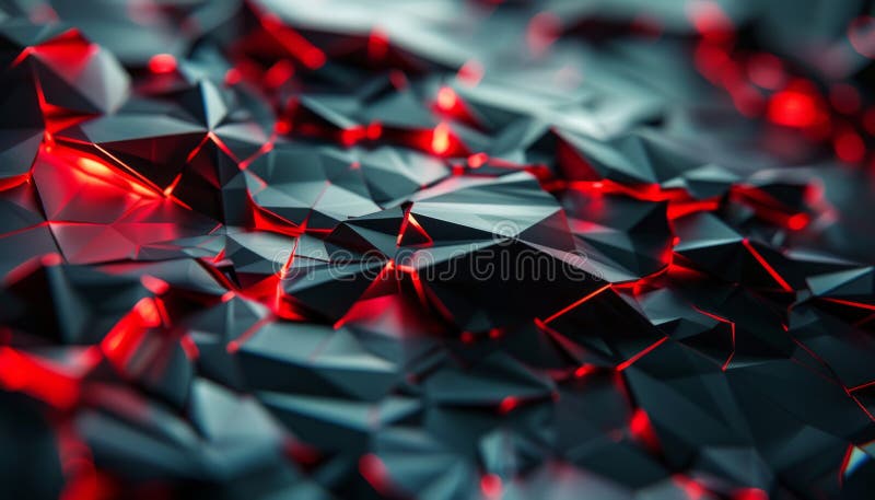 Abstract Red and Black Geometric Pattern Stock Photo - Image of texture ...
