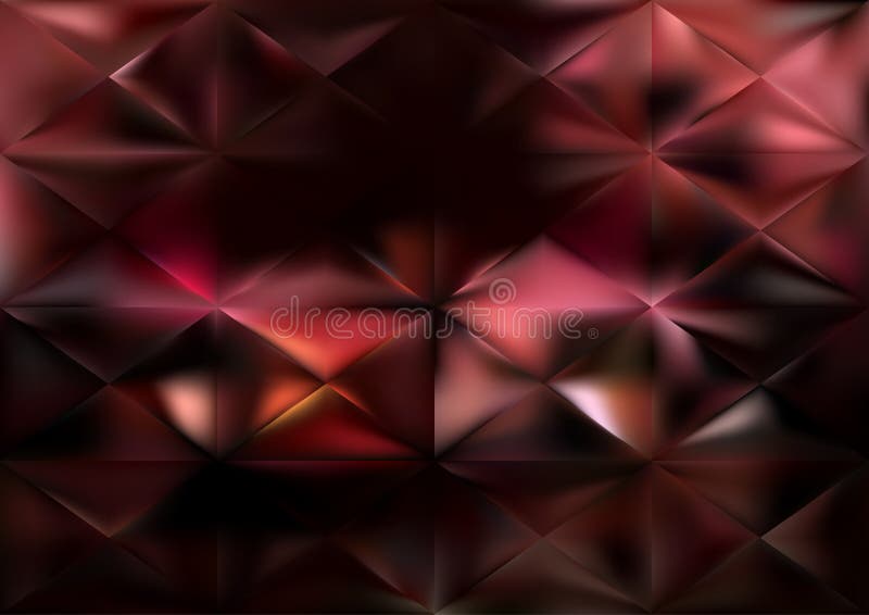 Abstract Red and Black Geometric Triangle Pattern Background Vector ...