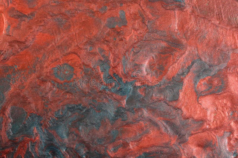 Abstract Red-black Lava-like Background with Fine Glitter Stock Photo ...