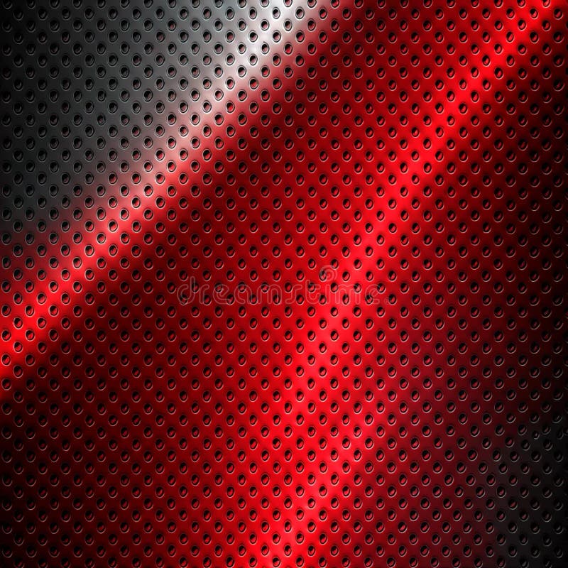 Abstract Red and Black Light Pattern with Metal Texture Background ...