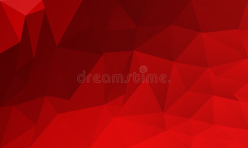Abstract Red and Black Low Poly Background Stock Illustration ...