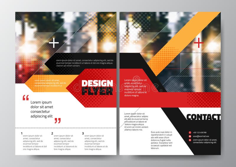 Abstract Red Black Orange Stripe for Minimal Poster Brochure Flyer ...