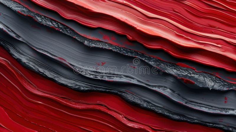 Abstract Red and Black Paint Strokes Background Stock Illustration ...