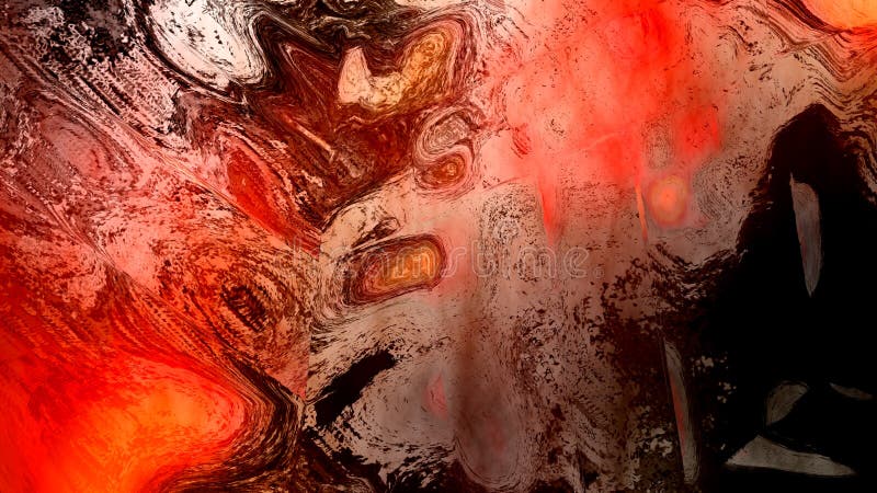 Abstract Red and Black Paint Texture Background Stock Illustration ...