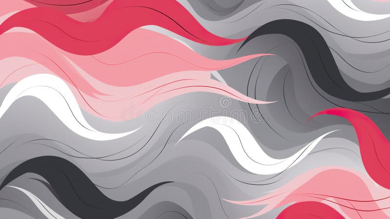 Abstract Red and Black Wallpaper Pattern Stock Illustration ...