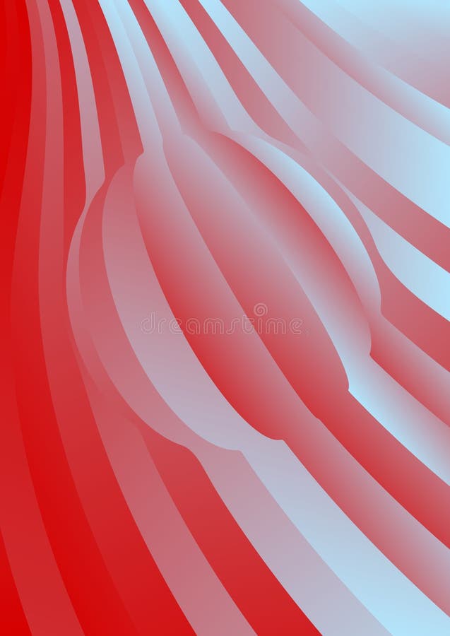 Abstract Red and Blue 3D Wave Stripe Background Vector Art Stock Vector ...