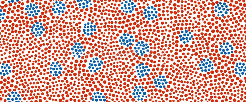 Abstract Red and Blue Dot Pattern on White Background for Modern ...