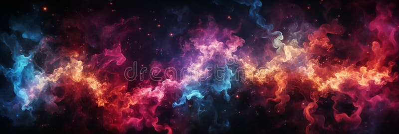 Abstract Red Blue Flame Fire Magic on Background Stock Illustration ...
