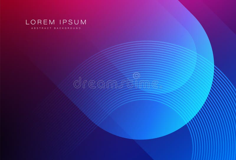 Abstract Red Blue Gradient Background with Diagonal Geometric Shape ...