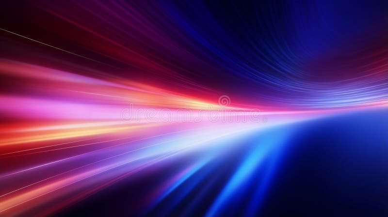 Abstract Futuristic Gradient Color Neon Wave by Generative AI . Stock ...