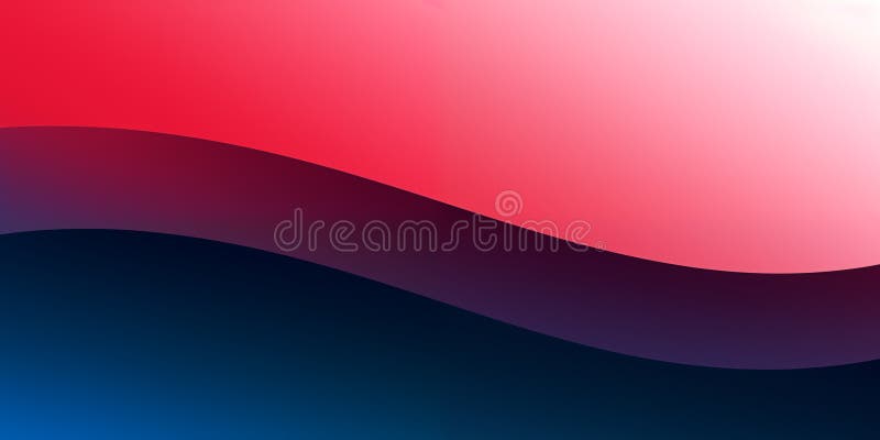 Abstract Red and Blue Gradient Waves in a Modern Digital Background ...