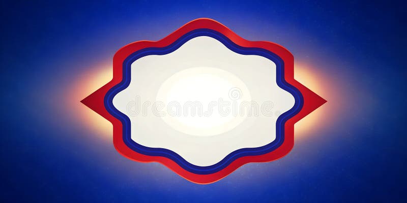 Abstract Red and Blue Graphic Design with a White Center Stock ...
