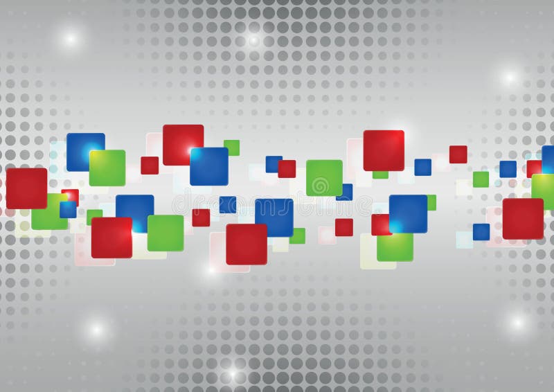 Abstract Red Blue Green Rectangles Stock Vector - Illustration of ...