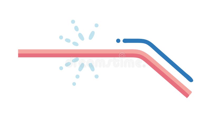 Abstract Red and Blue Lines Representing Energy Flow Vector, Vector ...