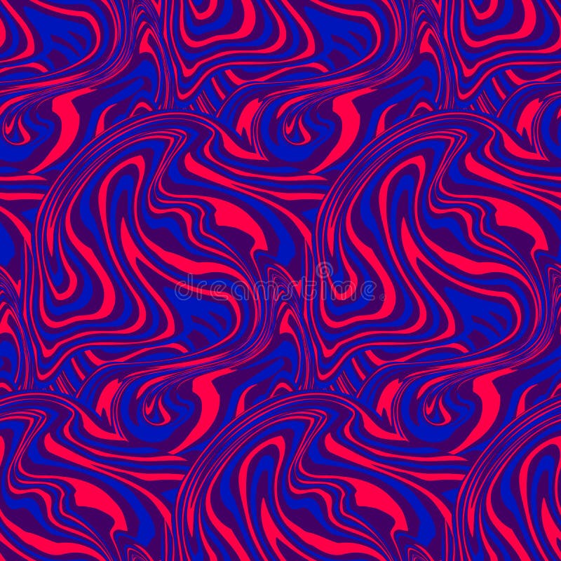 Abstract Red and Blue Marble Texture Vector Seamless Pattern Design ...