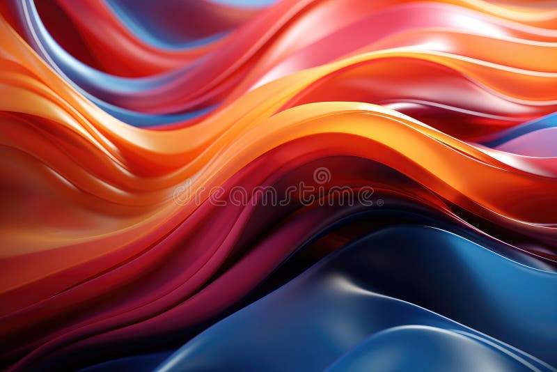 Abstract Red Blue Orange Purple Green Gradient Banner Vibrant Colors ...
