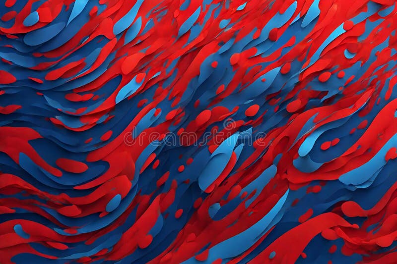 Abstract Red and Blue Pattern Background Stock Illustration ...