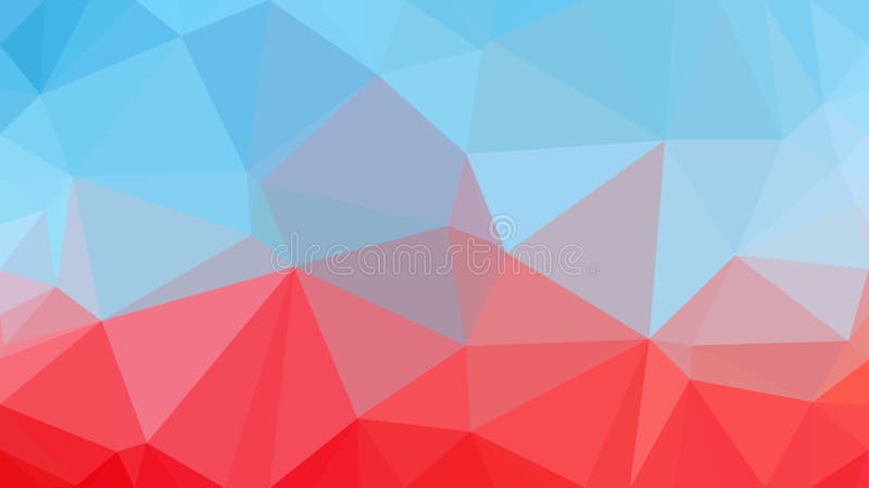 Abstract Red and Blue Polygon Background Graphic Design Stock Vector ...