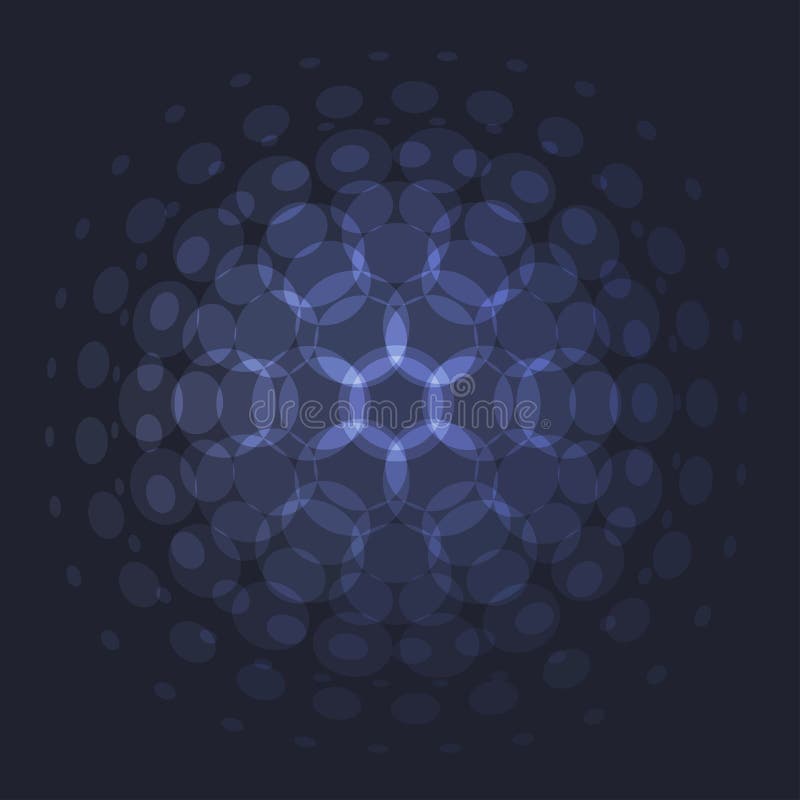 Abstract Red Blue Vector Design Round Elements for Graphic Layout Stock ...