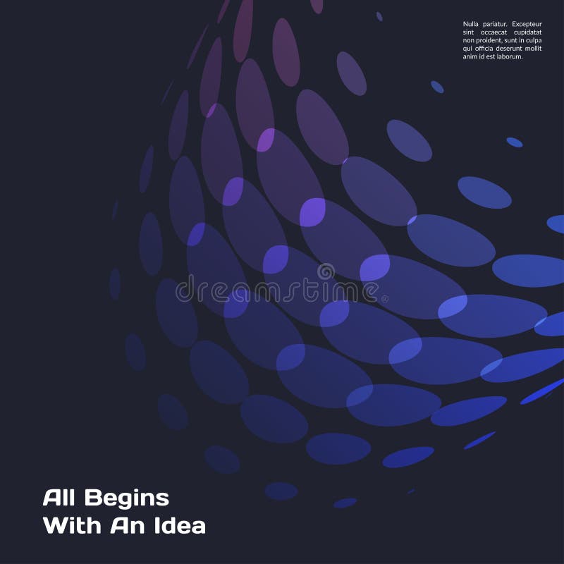 Abstract Red Blue Vector Design Round Elements for Graphic Layout Stock ...