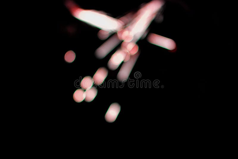 Abstract Red Blur Sparkler Overlays Elegant Texture Sparkling on Black ...