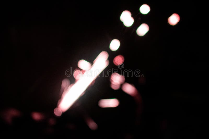 Abstract Red Blur Sparkler Overlays Elegant Texture Sparkling on Black ...