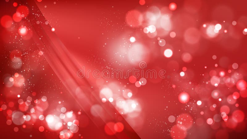 Abstract Red Blurry Lights Background Design Stock Vector ...