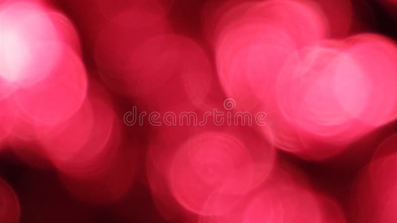 Abstract Red Bokeh Background with Soft, Out-of-focus Circular Light ...