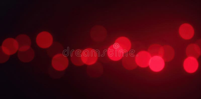 Abstract Red Bokeh Lights on Black Background , Red Light, Visual Stock ...