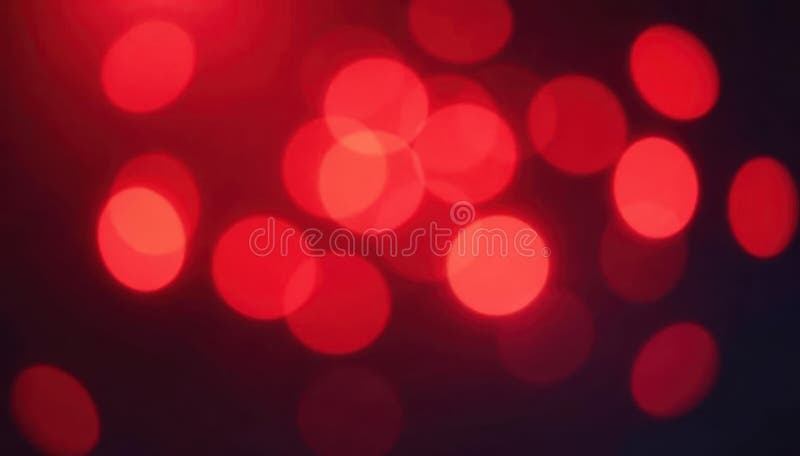 Abstract Red Bokeh Lights, Blurred Festive Glow, Pattern, Dreamy ...