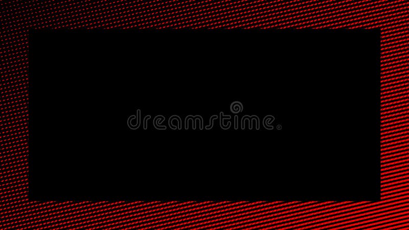 Abstract Red Border. Halftone Frame. Design Texture Overlays Stock ...