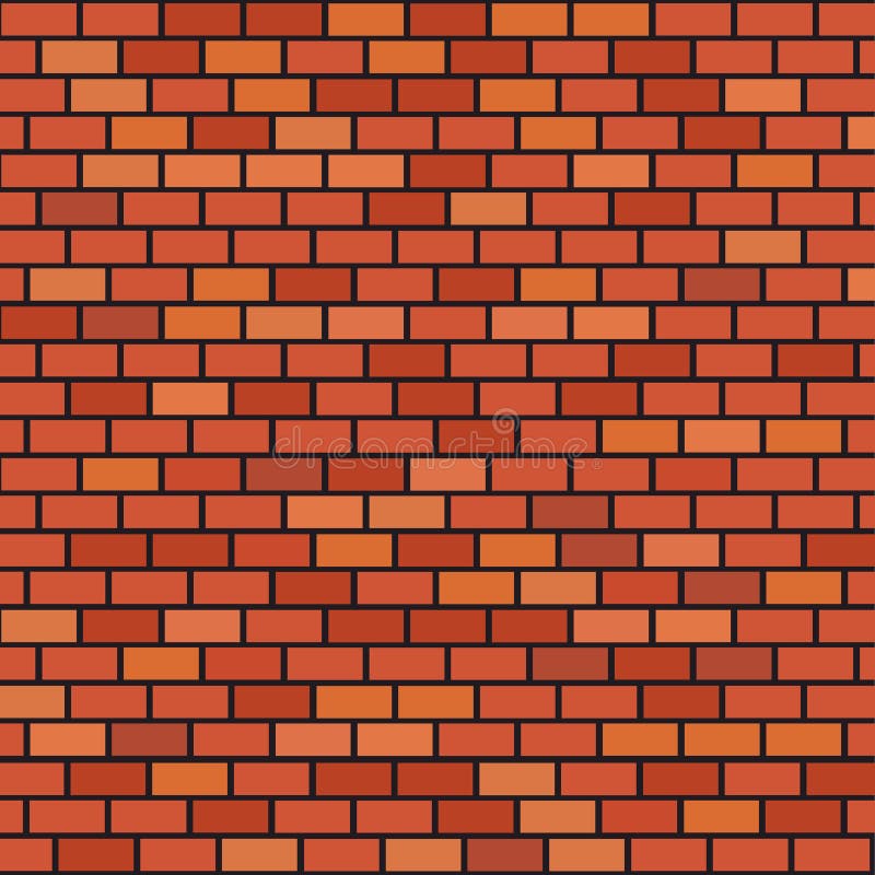 Abstract Red Brick Vector Background. Texture Vector Red Brick Wall ...