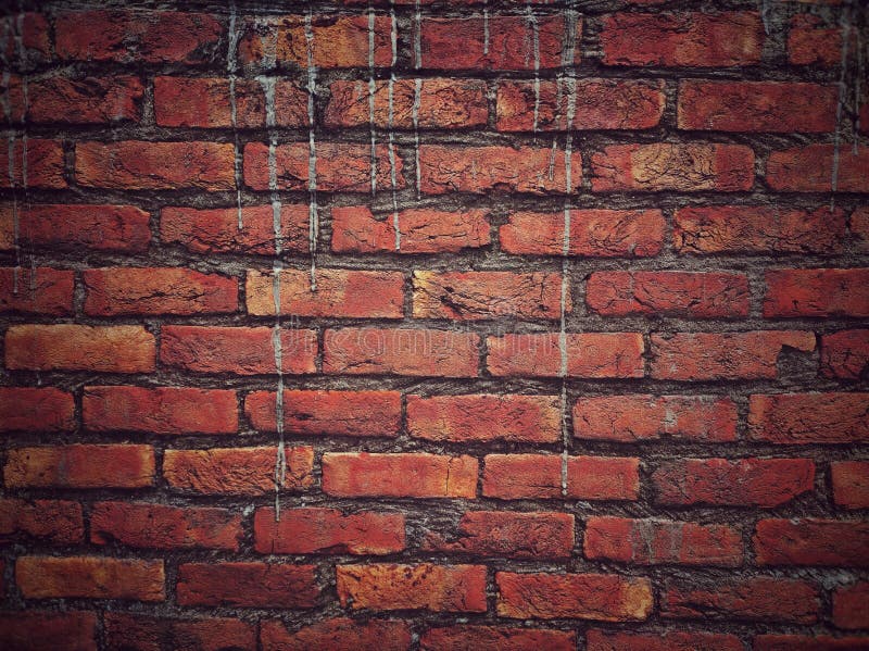 Abstract Red Bricks Texture Background. a Brick is a Type of Block Used ...