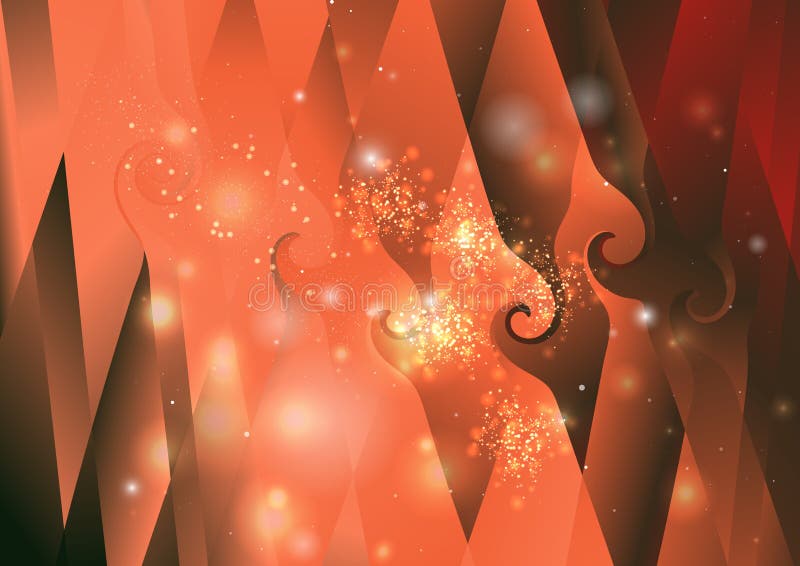 Abstract Red and Brown Graphic Background Illustration Stock Vector ...