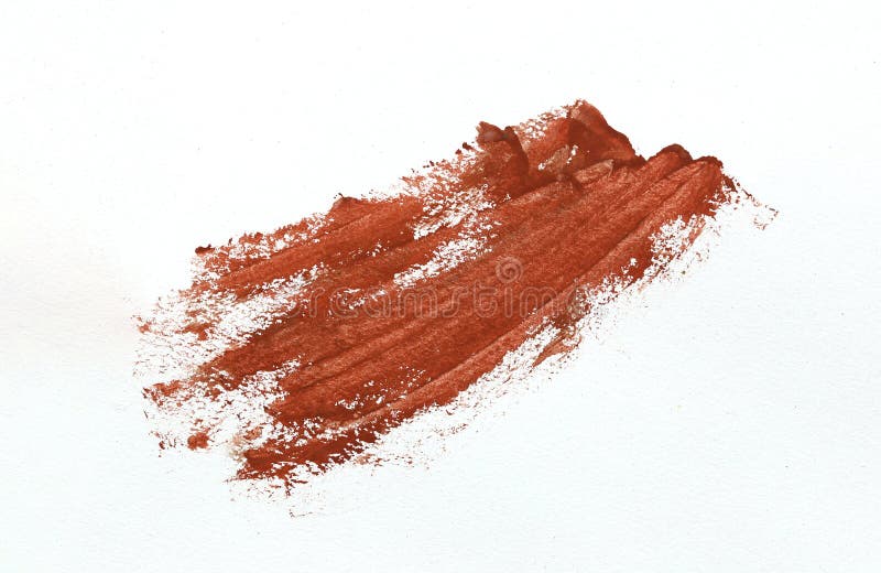 Abstract Red Brush Stroke on White Canvas Stock Photo - Image of ...