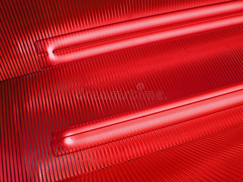 Red Bulb Lamp Closeup, Led Power Illumination, Modern Tube Panel ...