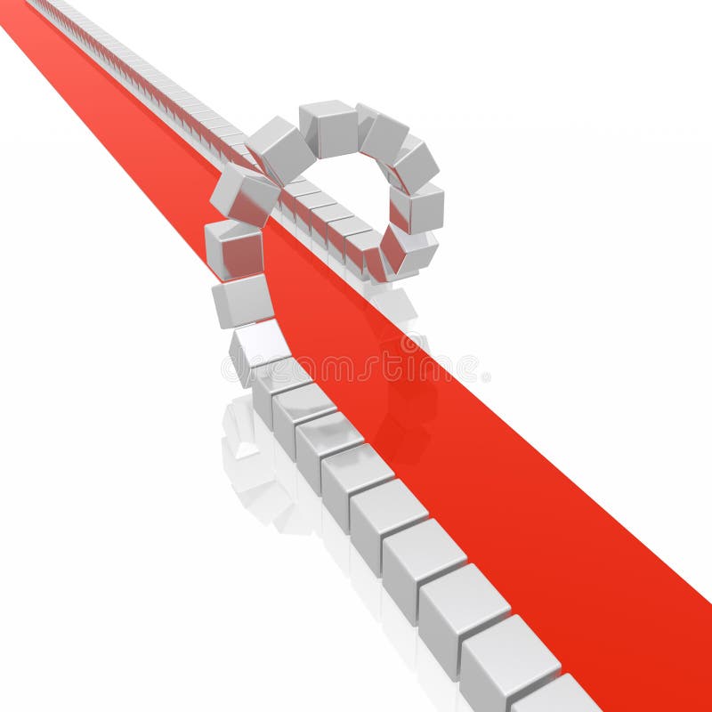Abstract red carpet stock illustration. Illustration of border - 7026920