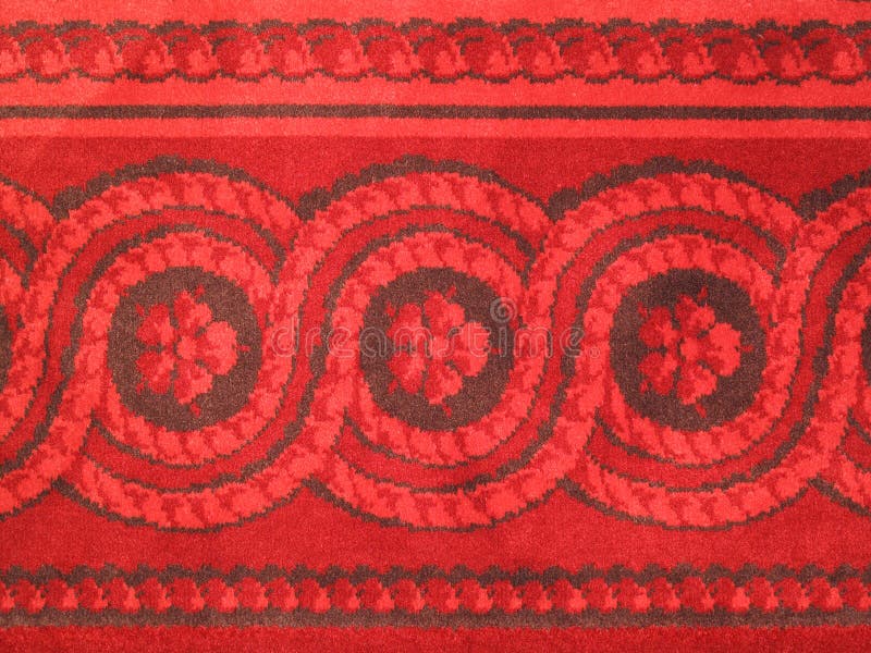 Abstract Red Carpet Border Background Stock Image - Image of carpet ...