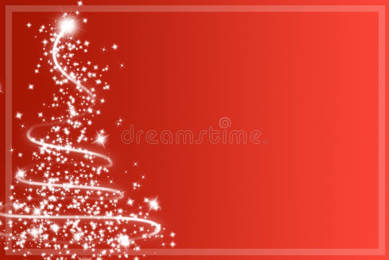 Abstract Red Christmas Tree Stock Illustration - Illustration of ...