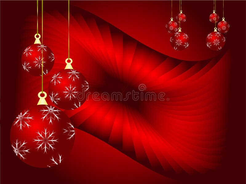 An Abstract Red Christmas Vector Illustration Stock Vector ...