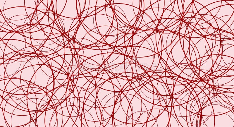 Abstract Red Circle Background, for Design, Vector Stock Vector ...
