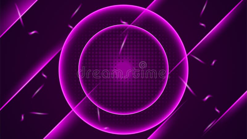 Abstract Red Circle Cosmic Background. Vector Illustration Stock Vector ...