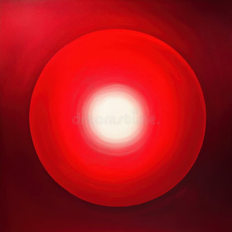 Abstract Red Circle with White Center Stock Illustration - Illustration ...