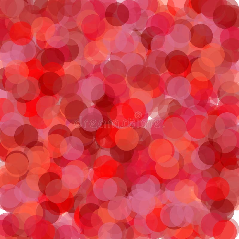 Abstract Red Circles Illustration Background Stock Illustration ...