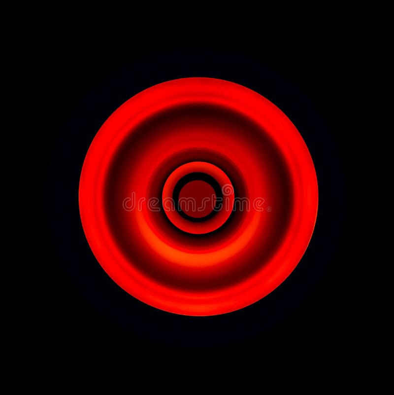 Abstract Red Circles with Shadows Stock Illustration - Illustration of ...