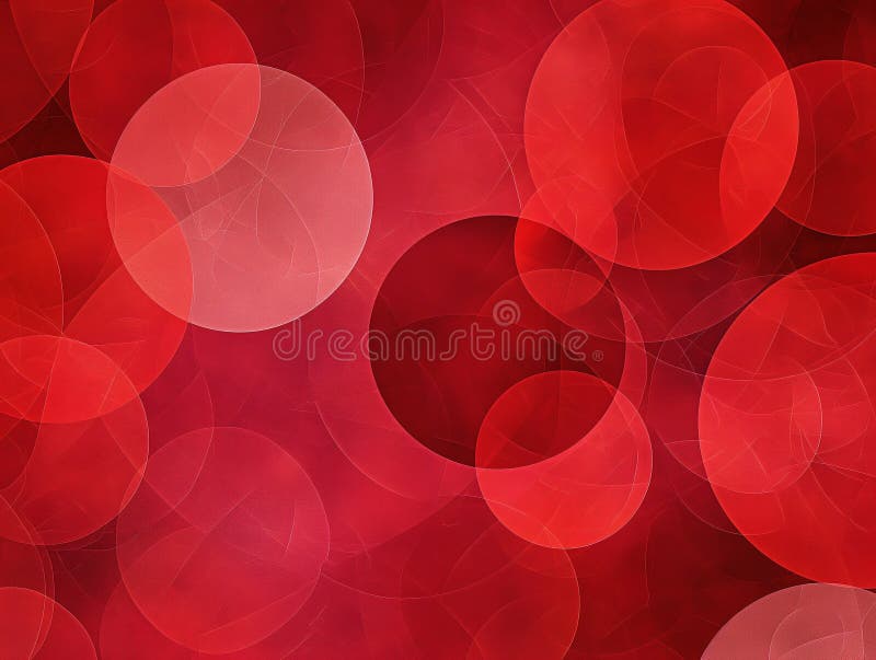 Abstract Red Circles on Textured Background Stock Image - Image of ...