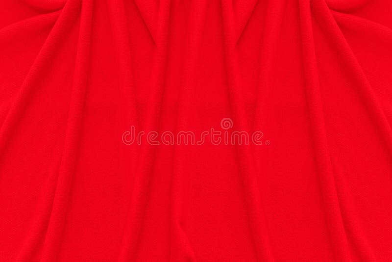 Abstract Red Cloth Backdrop with Soft Waves Stock Photo - Image of ...